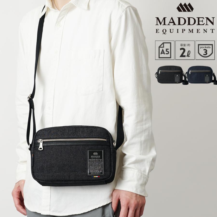 MADDEN EQUIPMENT 【公式】MADDEN EQ メデンイクイップメント ショルダーバッグ 小さめ ミニ 小さい デニム ビジネスカジュアル シンプル TMPI-16D : 鞄 ...