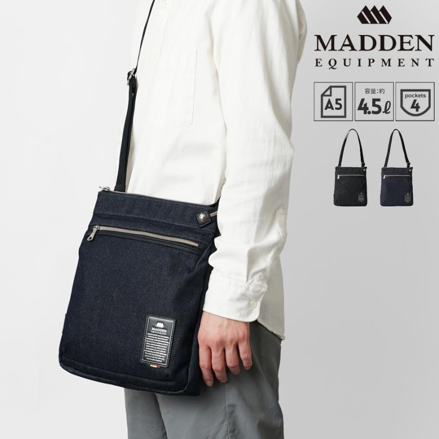 MADDEN EQUIPMENT 【公式】MADDEN EQ メデンイクイップメント ショルダーバッグ 大きい 縦型 デニム ビジネスカジュアル シンプル TMPI-18D : 鞄メーカー直営 ...