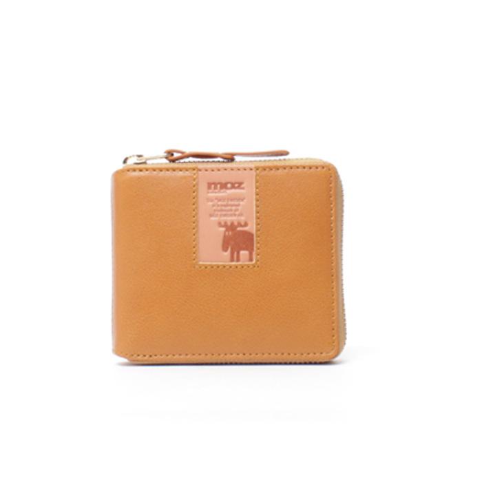 moz モズ 牛革財布 バイカラー レザー ヌメ革 ミニ財布 ミニマム財布 北欧 ラウンドファスナー 二つ折り財布 ZNWS-86091 : 鞄メーカー直営T2O ONLINE STORE ...