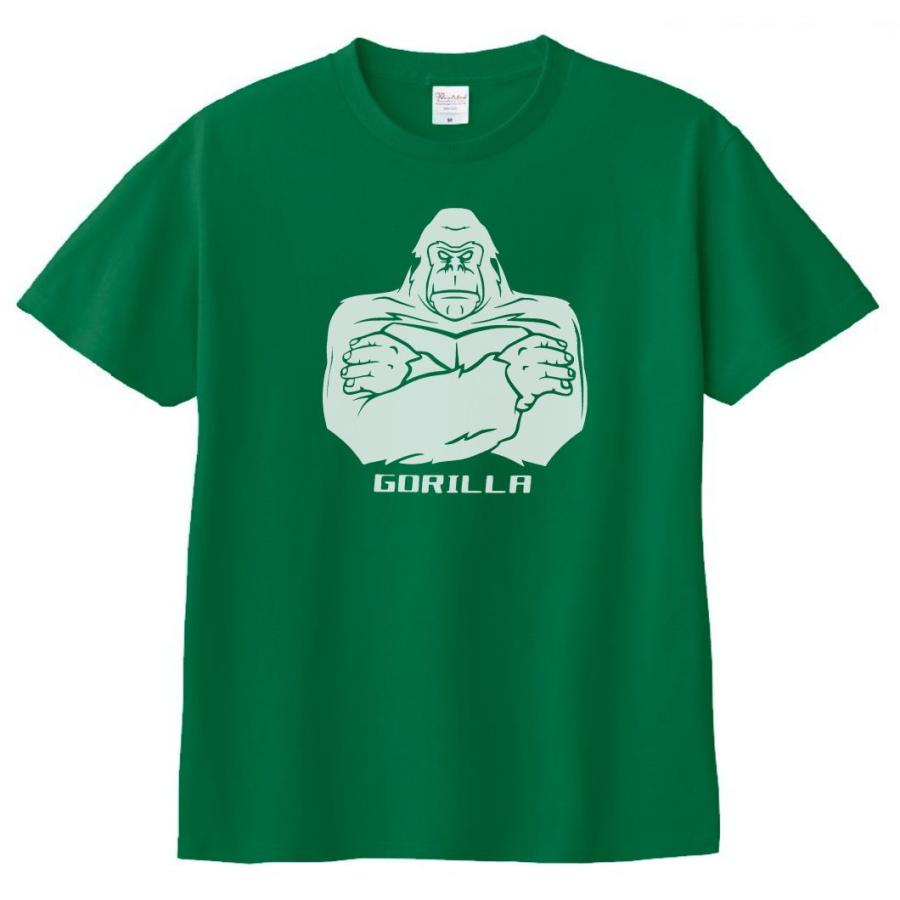 動物・生き物 Tシャツ 動物 生き物 ゴリラ GORILLA グリーン : Tシャツ専門店 T1500 - 通販 - Yahoo!ショッピング