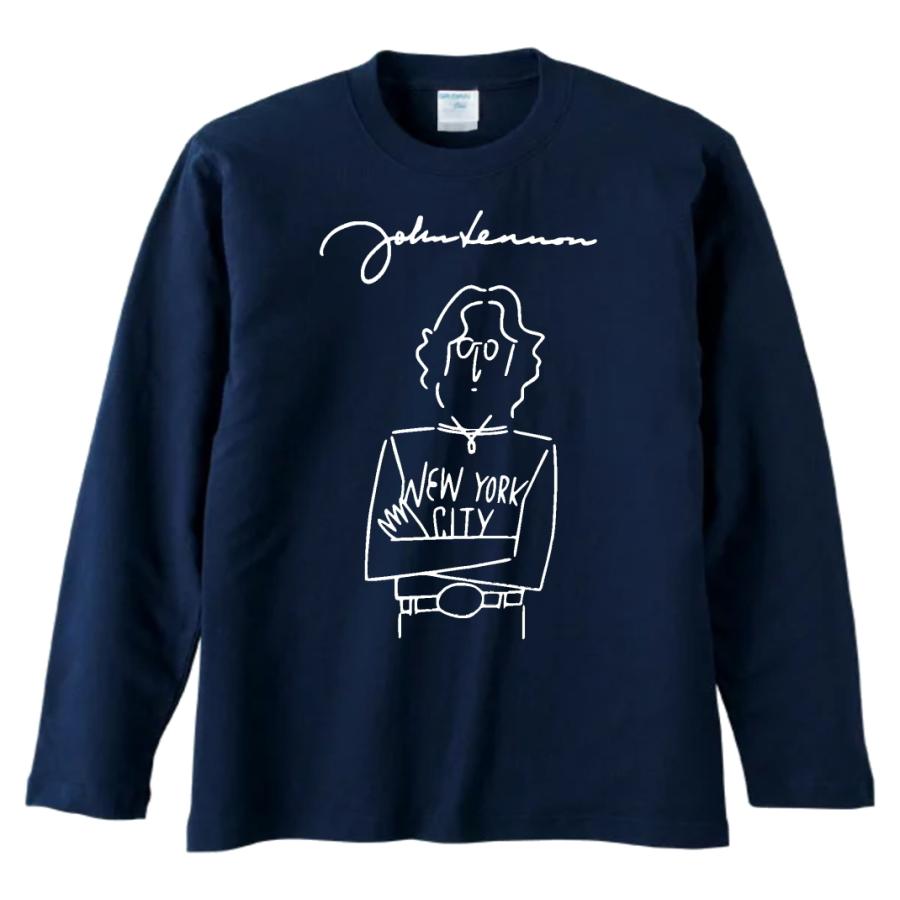 音楽 バンド ジョンレノン 長袖 ロングスリーブ Tシャツ 音楽 バンド ジョンレノン 長袖 ロングスリーブ Tシャツ