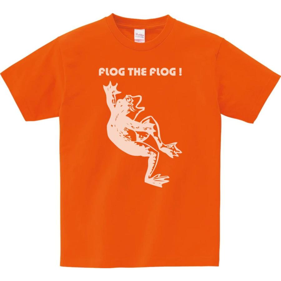 動物・生き物 Tシャツ カエル FLOG THE FLOG! オレンジ : Tシャツ専門店 T1500 - 通販 - Yahoo!ショッピング