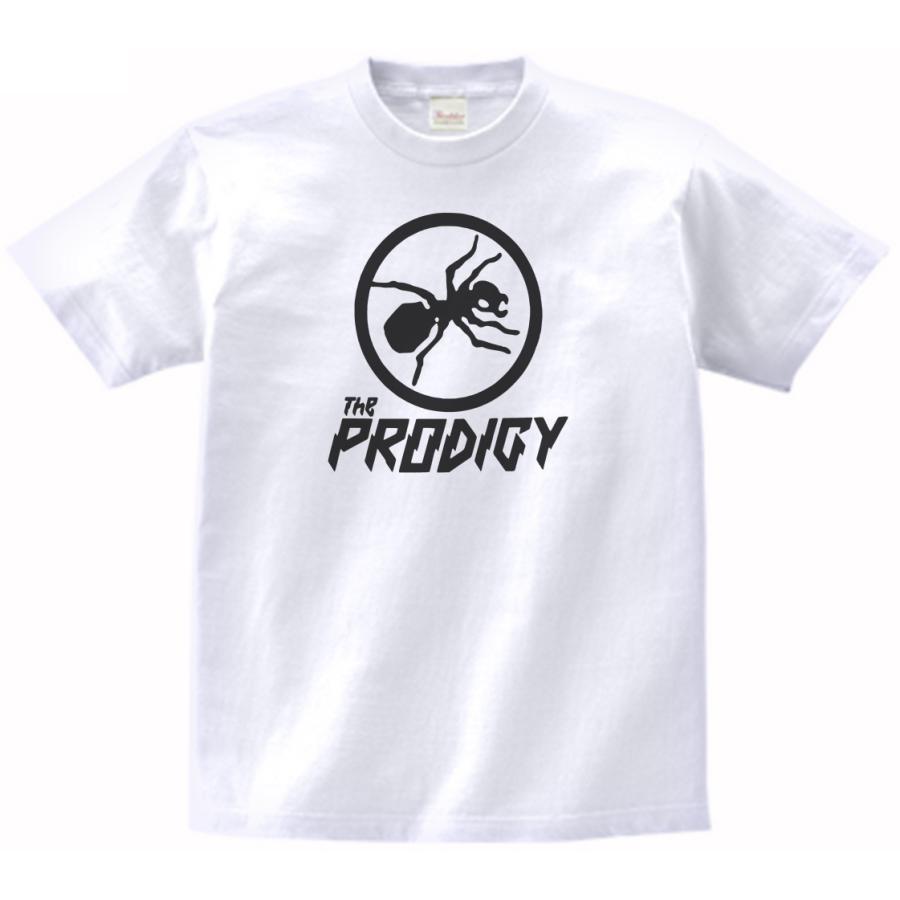 ザ・プロディジー The Prodigy バンド ロック Tシャツ 白 : T ザ・プロディジー The Prodigy バンド ロック Tシャツ 白 : T
