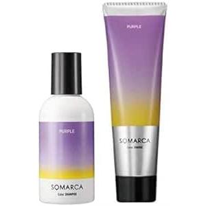 SOMARCA ホーユー ソマルカ パープル カラーシャンプー150ml + カラーチャージ130g トリートメント セット : Medi Carry - 通販 - Yahoo!ショッピング