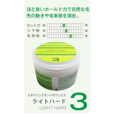 ナカノ ワックス スタイリングタントN 3 ライトハード 90g 2個セット : Medi Carry - 通販 - Yahoo!ショッピング