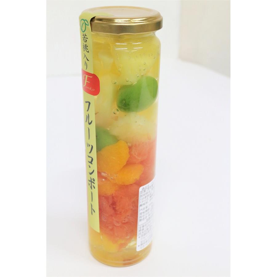 若桃入りフルーツコンポート 350g×3本 ふみこ農園 甘夏 ルビーグレープフルーツ 白桃 みかん 若桃 パイナップル デザート フルーツポンチ : 食べもんぢから.Yahoo!店 - 通販 ...