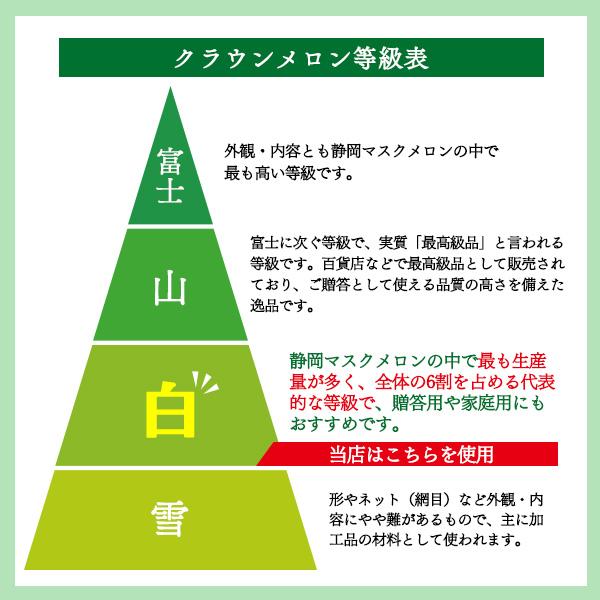 静岡県産 クラウンメロン 白等級 大玉 約1.7kg 2玉入り マスクメロンの最高峰 ブランド 果物 お取り寄せフルーツ 箱入り メロン 贈答用 熨斗対応可能 常温便配送 : お取り寄せ絶品 ...