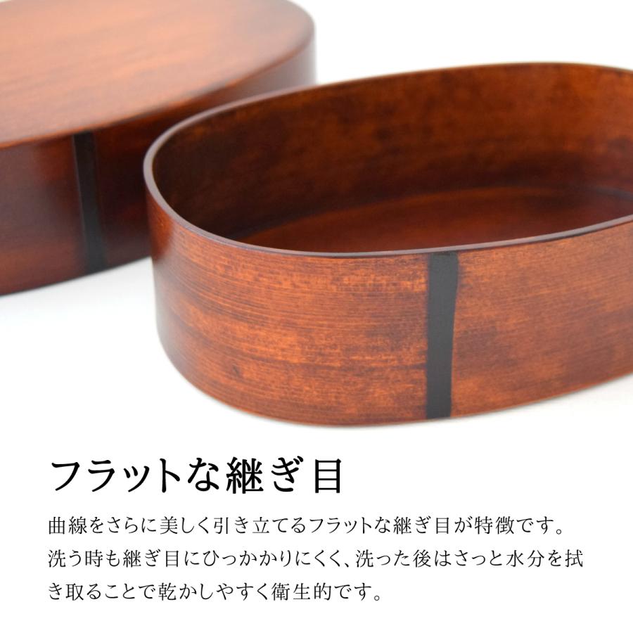 お弁当箱 曲げわっぱ ランチボックス 1段 一段 伝統工芸 大人 女子 日本製 国産 塩澤 和風 atw (SHIOZAWA 漆工所 わっぱ 漆塗り 弁当箱 小判 大 12431) : タ ...