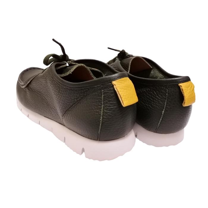 arui_toe 3590 カーキ 本革コンフォートモカシンレースアップシューズ レディース メンズ 送料無料 あるいとう レディースシューズ メンズシューズ 短靴 幅広ワ : 3590-ka ...