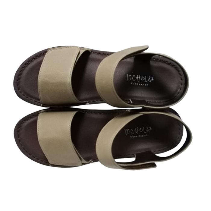 インコルジェ 4236 オークベージュ アンクルベルトセパレートサンダル 送料無料 INCHOLJE レディースシューズ サンダル 幅広ワイズ3E 本革 革靴 レザー : 神戸旅靴屋 - 通販 ...
