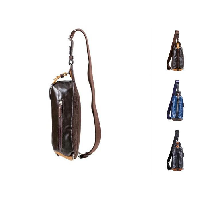 豊岡鞄 木和田正昭商店 558388 ブラック ORIGINAL BASIC 帆布PU×皮革ワンショルダーバッグ 送料無料 ボディバッグ 帆布 BLACK 黒 かばん カバン バッグ 軽量 ...