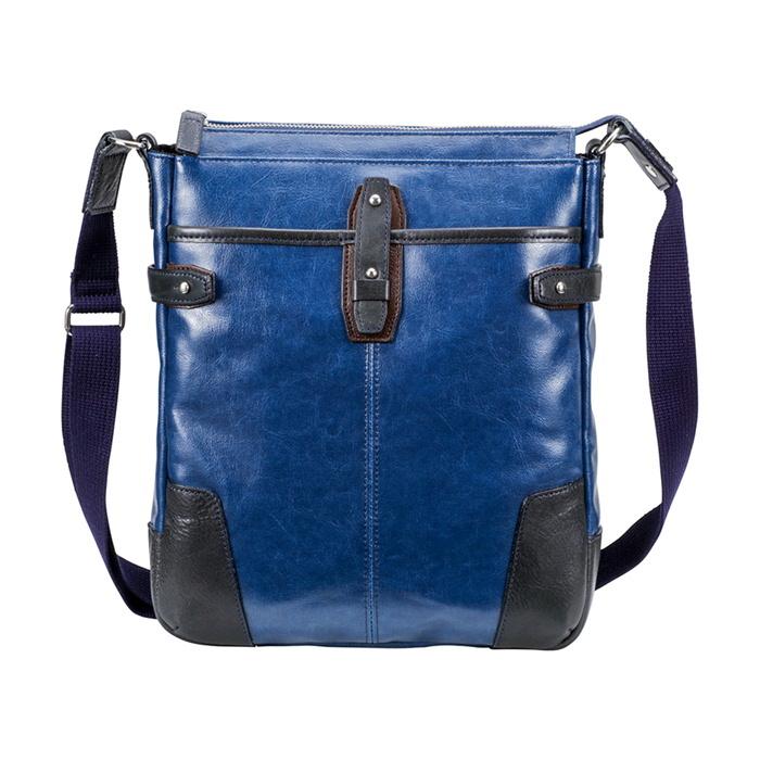 豊岡鞄 木和田正昭商店 730709 ブルー ORIGINAL BASIC 帆布PU×皮革ショルダーバッグ(L) 送料無料 ショルダーバッグ 帆布 BLUE 青 かばん カバン バッグ 軽量 ...