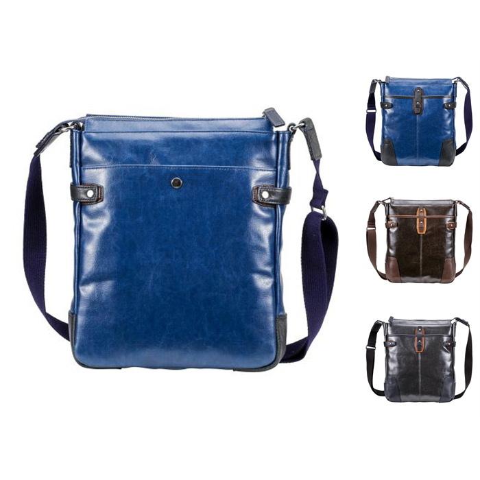 豊岡鞄 木和田正昭商店 730709 ブルー ORIGINAL BASIC 帆布PU×皮革ショルダーバッグ(L) 送料無料 ショルダーバッグ 帆布 BLUE 青 かばん カバン バッグ 軽量 ...