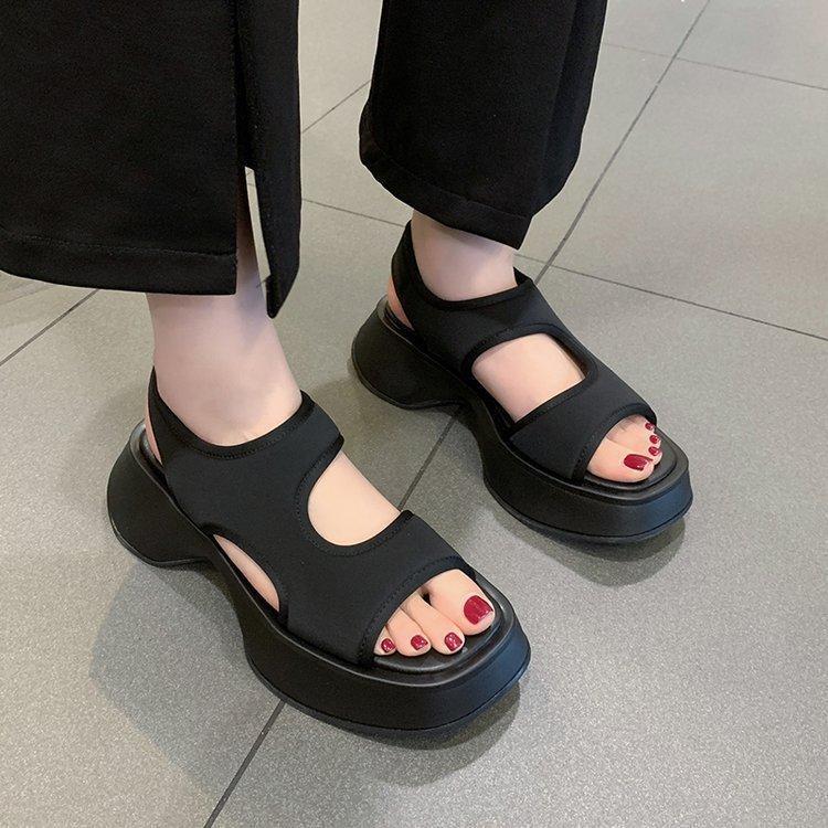 スポーツサンダル レディース サマーサンダル マジックテープ式 前あき 厚底 ぺたんこ 滑り止め 疲れにくい シンプル 美脚 アウトドア 夏用 : 旅とびshokin - 通販 - Yahoo ...