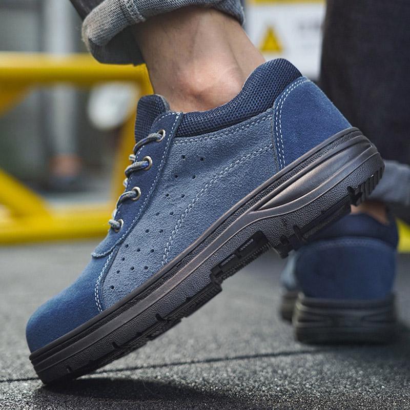 安全靴 メンズ レディース 通気 おしゃれ スニーカー クッション 踏み抜き防止 作業靴 大きい 軽い 春秋夏冬 滑りにくい 軽量 大きいサイズ : 旅とびshokin - 通販 ...