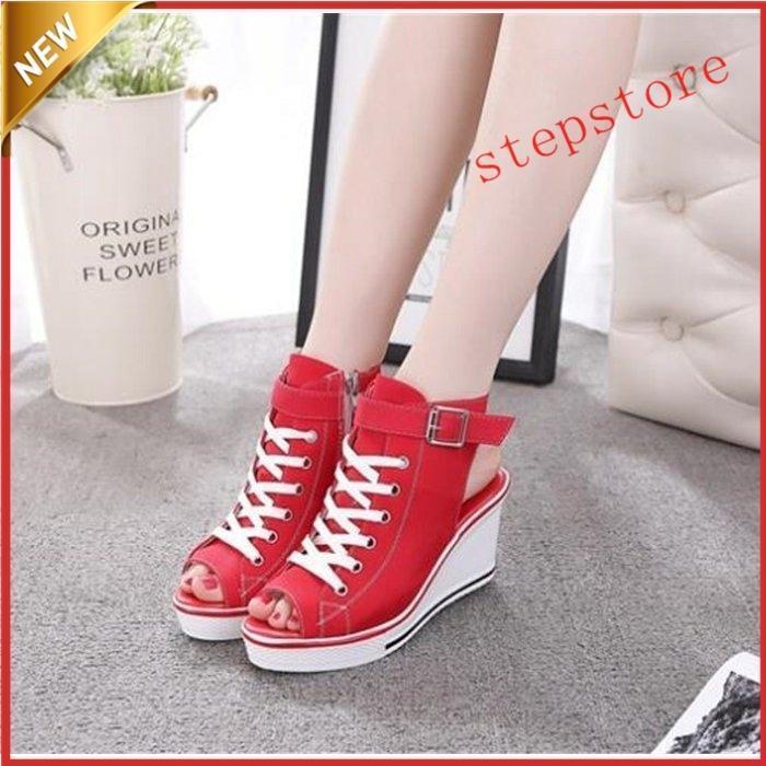 オープントウスニーカー 厚底 ハイカット ハイヒール レディーススニーカー ヒール 8cm 歩きやすい痛くない 白 黒 ピンク レッド : 旅とびshokin - 通販 - Yahoo!ショッピング