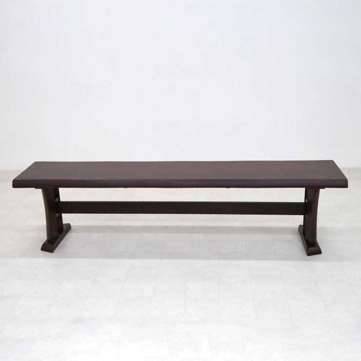 幅170cm ダイニングベンチチェア hida170-ben-351br 北欧風 ブラウン色 2人 3人掛け ロングベンチ 3s-1k-230 ...