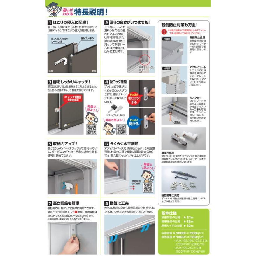 関西限定 標準組立工事付 イナバ物置 シンプリー MJX-156C 物置 屋外 収納庫 物置 おしゃれ 屋外 スチール物置 稲葉製作所 :202110051855:タックオンライン ヤフー店 ...