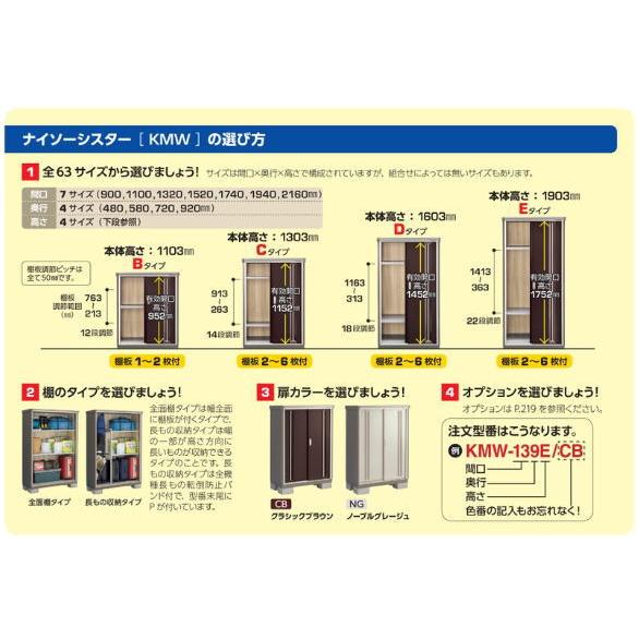 イナバ物置 関西限定 標準組立工事付 イナバ物置 ナイソーシスター KMW-139E 物置 屋外 収納庫 物置 おしゃれ スチール物置 稲葉製作所 : タックオンライン ヤフー店 - 通販 ...