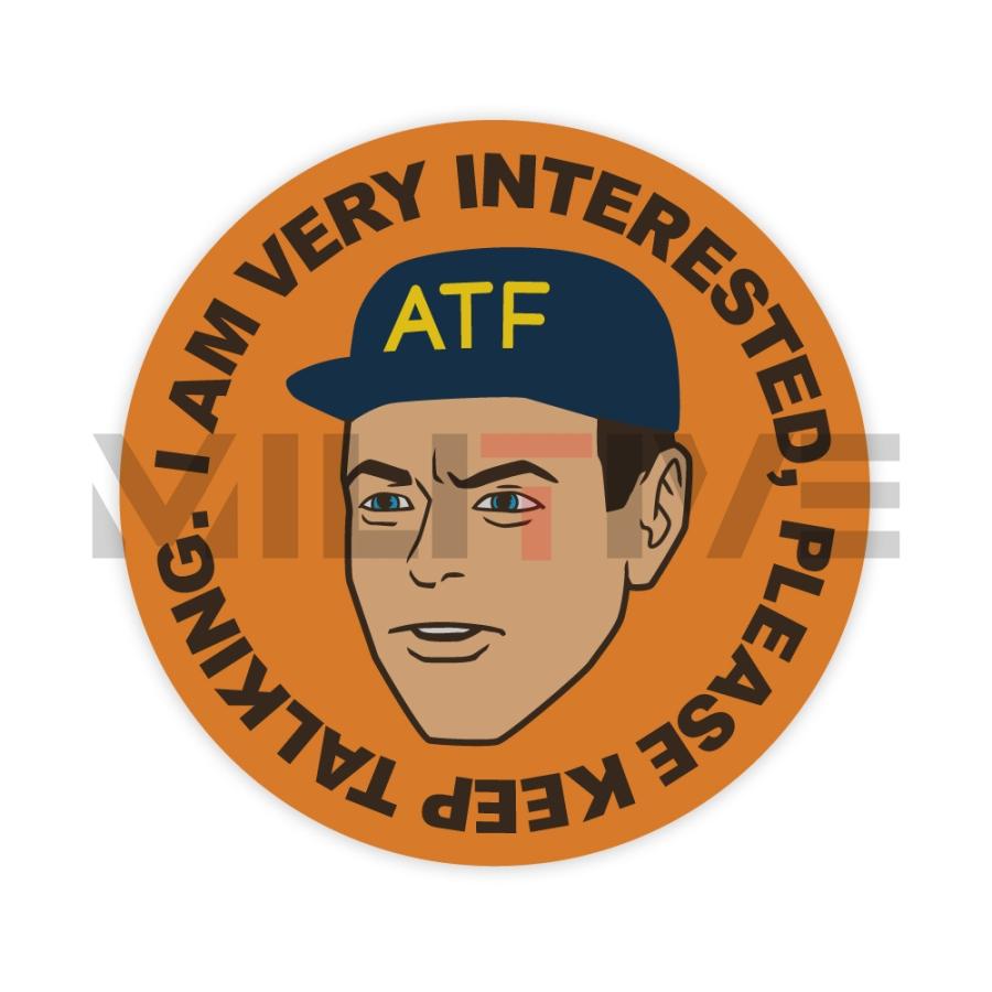 ATF STICKER ステッカー 米国 Black Rifle Division 日本総代理店 : blkrfldivatfstic ...
