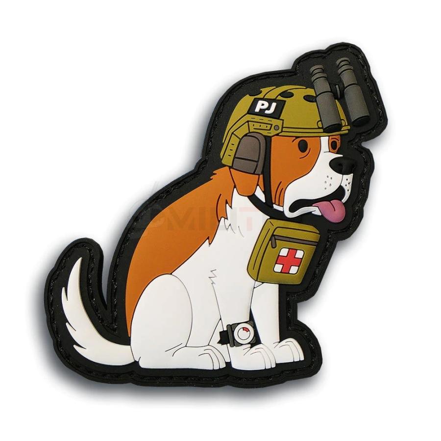 "GIOVANNI" THE PARARESCUE JUMPER TACTICAL DOG ST. BERNARD PVC MORALE ...