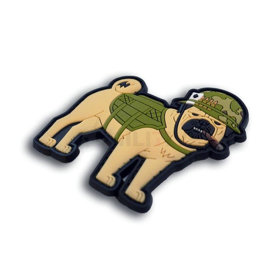 "NAM PUG" - THE TACTIPUG TACTICAL DOG PVC MORALE PATCH : MILITAC - 通販 ...