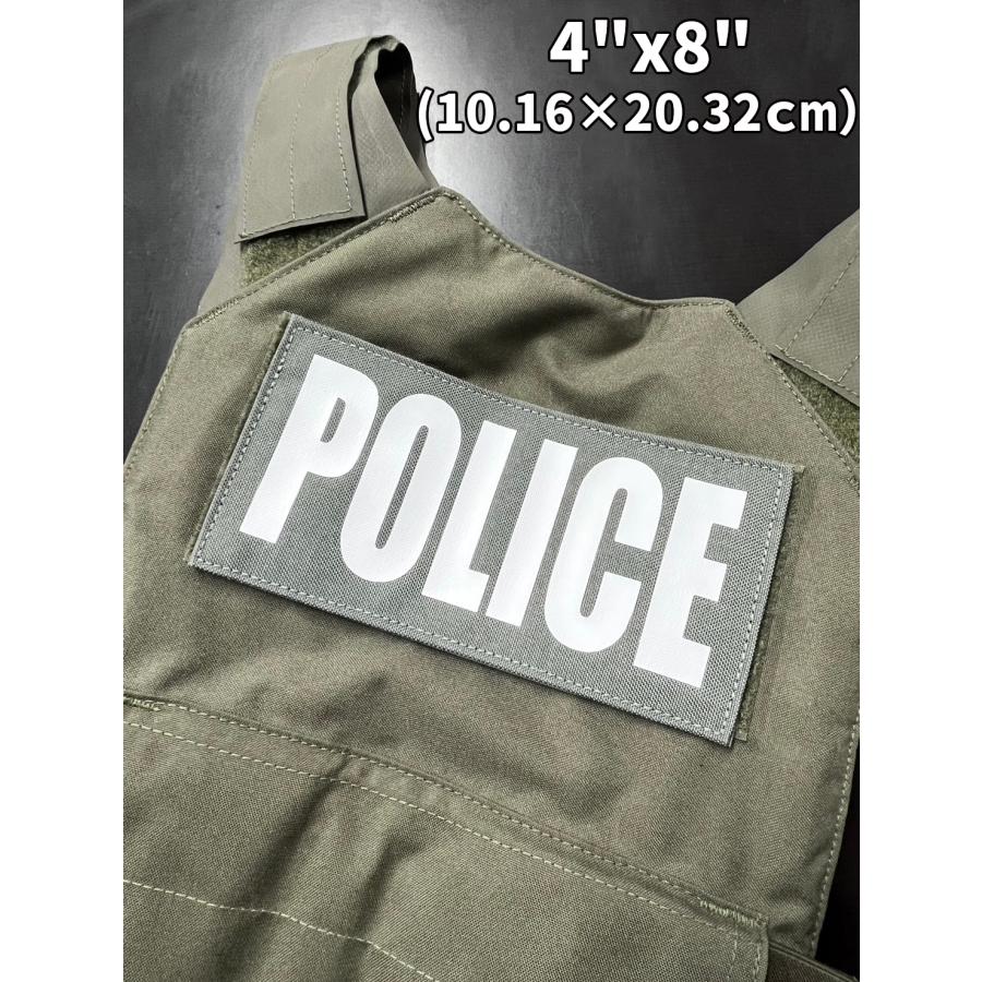 POLICE ID Placard 2" x 4" ワッペン 米国実物 ポリスワッペン 米国法執行機関納品ブランド ...