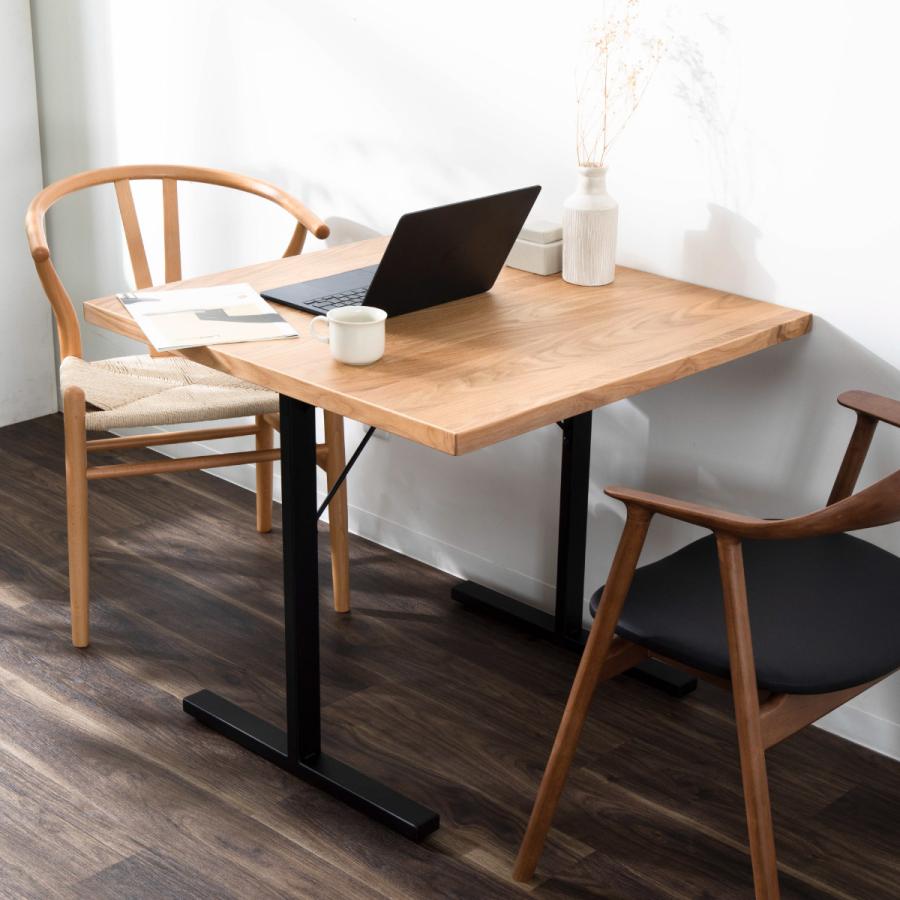 tac INTERIOR ダイニングテーブル 2人用 リビングテーブル 北欧 80cm 幅 2人掛け おしゃれ カフェテーブル アイアン脚 食卓 コンパクト : tac INTERIORヤフー ...
