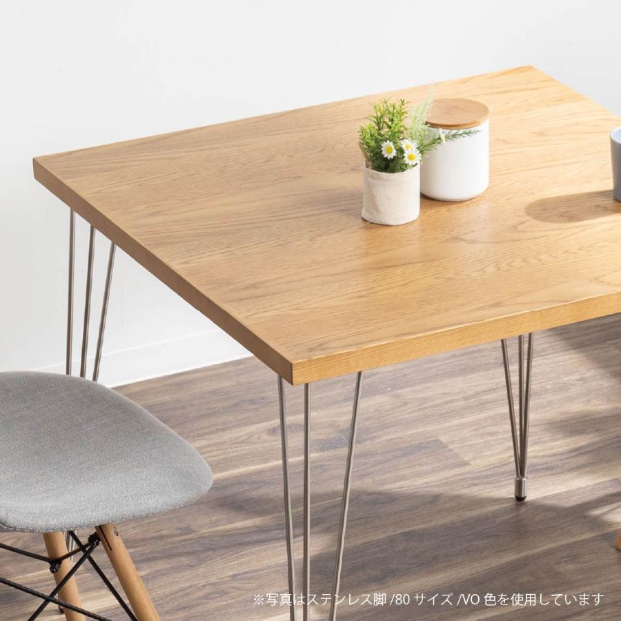 tac INTERIOR ダイニングテーブル 2人用 正方形 リビングテーブル 北欧 80cm 幅 2人掛け おしゃれ カフェテーブル ステンレス脚 食卓 コンパクト ホワイト : tac ...