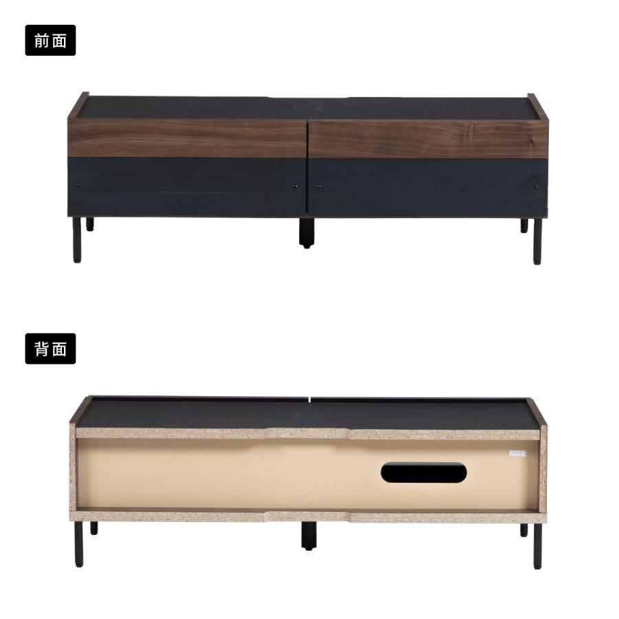 tac INTERIOR（タックインテリア） テレビ台 テレビボード 幅 110 cm 収納 ローボード おしゃれ 北欧 ウォールナット調 セラミック調 脚付き 110cm 幅 リビング収納 ...