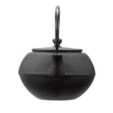 及源鋳造 (正規品 特選国産品) 南部鉄器 鉄急須 まろみアラレ 0.65l E-110-L (W163 D132 H164 1.3kg) 日本製 OIGEN (zm) プレゼント 父の日 母 ...