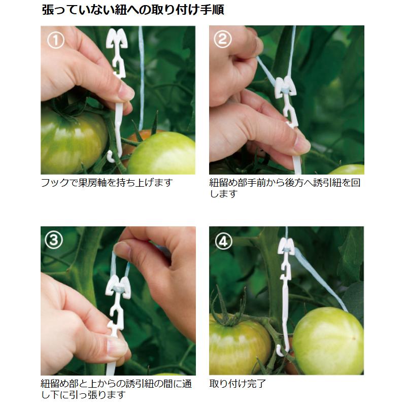 (4000個入) シーム 誘引資材 房吊りフック (紐用) (200ヶ入x20袋) FTH-W02 : ザ・タッキーYahoo!店 - 通販 - Yahoo!ショッピング