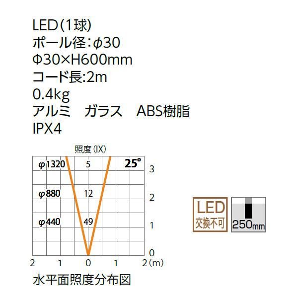 タカショー ガーデンライティング バンブースポットライト 12V 24V バンブースポットライト H600 (HBB-D117K 82810400 黒竹) :taka3088:ザ・タッキー ...