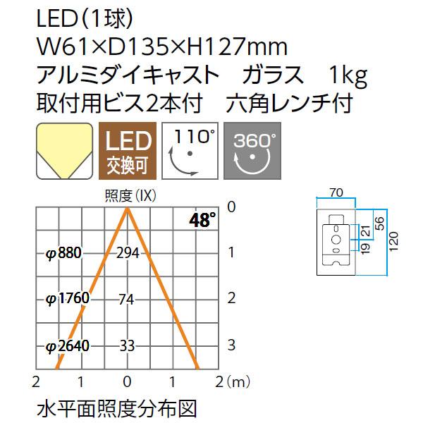 タカショー ウォールスポットライト 100V ウォールスポットライト 100V ルーメック S 広角 (HFB-D33K 70931100 ブラック) :yuas001173:ザ・タッキー ...