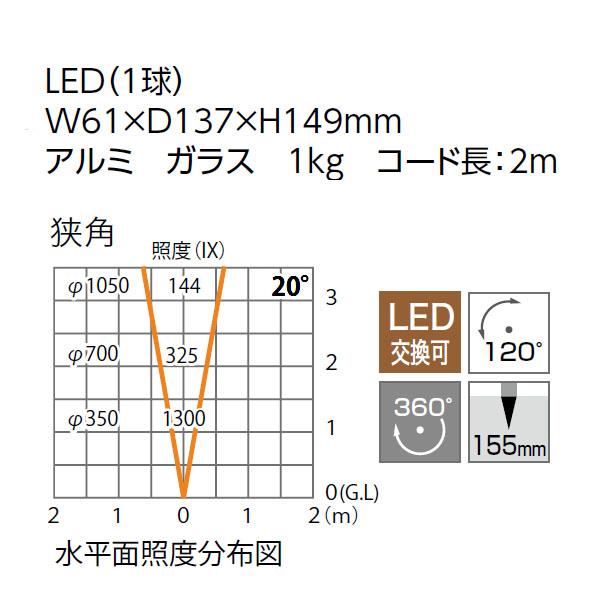 タカショー ガーデンアップライト ルーメック 100V 100V S 狭角 スパイク付 (HFE-D85S 70845100) シルバー : ザ・タッキーYahoo!店 - 通販 ...