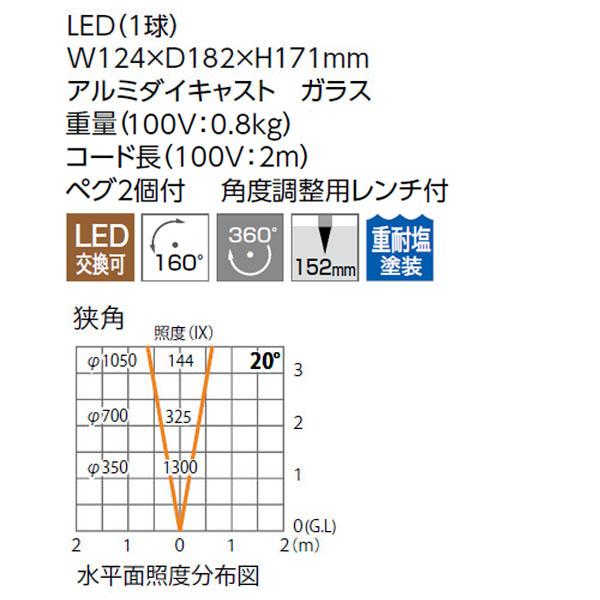 タカショー ルーメック トラスト 100V ガーデンアップライト 100V S 狭角 (HFE-D99K 70825300) ブラック : ザ・タッキーYahoo!店 - 通販 - Yahoo ...