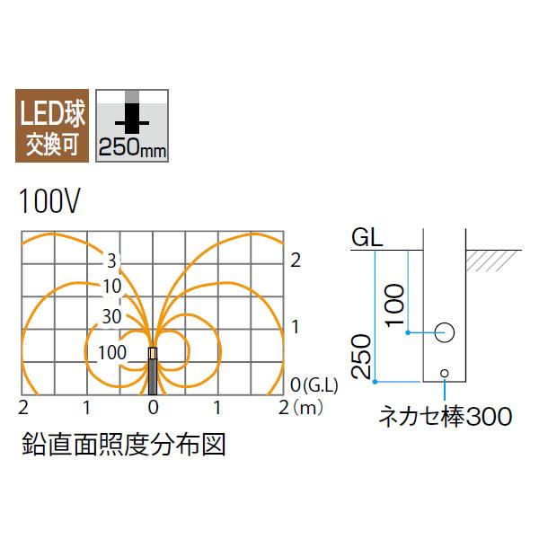 タカショー ガードポールライト 100V スタイルポールライト 17型 ガード (HFD-D47L 71685200) スレートシルバー : ザ・タッキーYahoo!店 - 通販 ...