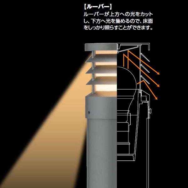 タカショー ルーバーポールライト 100V スタイルポールライト 15型 ルーバー (HFD-D49L 71689000) スレートシルバー : ザ・タッキーYahoo!店 - 通販 ...