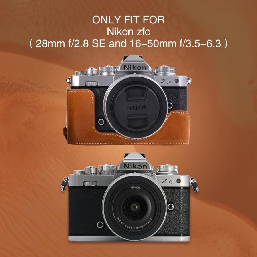 Rieibi Nikonミラーレス一眼カメラZ fc ケース zfc 28mm/16-50mmレンズ対応 カメラケース ストラップ付き : タクトショップ - 通販 - Yahoo!ショッピング
