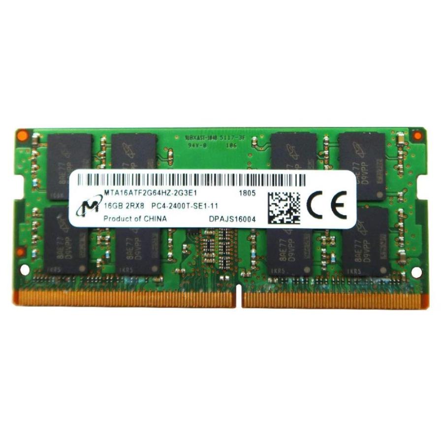 Micron ミクロン SO-DIMM 2RX8 DDR4 PC4-19200 2400MHZ メモリ MTA16ATF2G64HZ ...