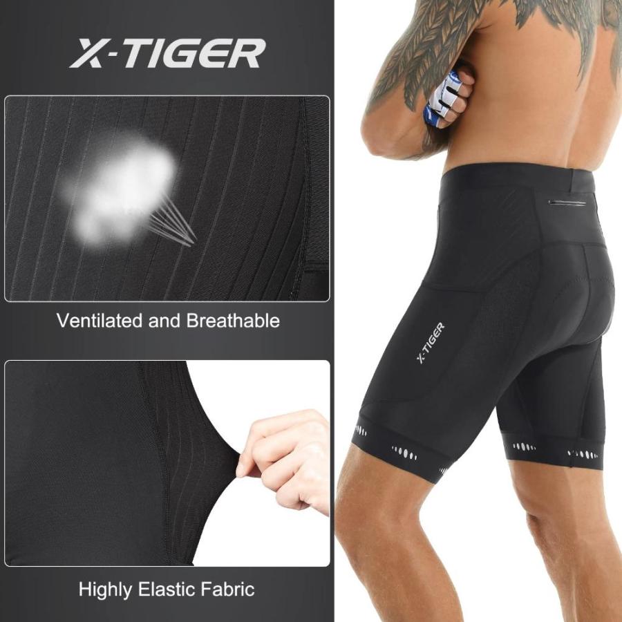 X-TIGER Men's Cycling Shorts with Back Pocket,5D Gel Padded Bike for : タクトショップ - 通販 - Yahoo!ショッピング