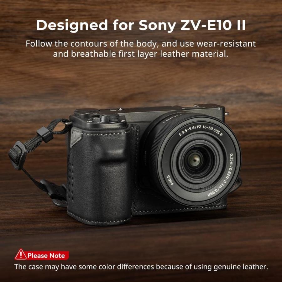 SMALLRIG カメラレザーケースキット Sony ZV-E10 II用 (ブラック) - 4777 : タクトショップ - 通販 - Yahoo!ショッピング
