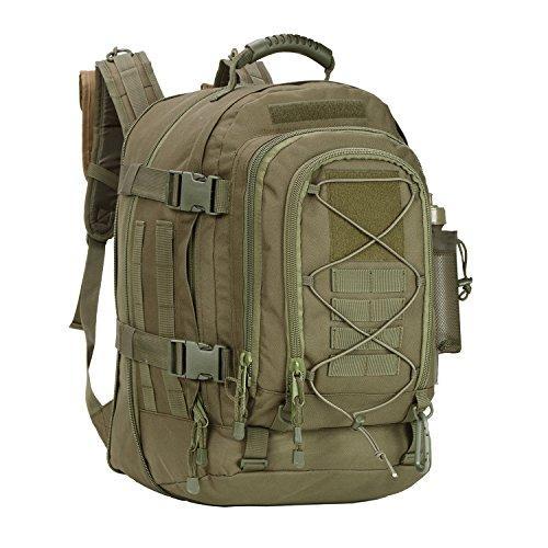 ZSearARMY ラージタクティカルバックパック メンズ ミリタリーバックパック DIYシステム付き 旅行仕事キャンプハンティングハイキング ...