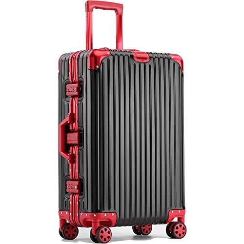 スーツケース オールアルミ合金 キャリーケース Sサイズ 1-3泊 35L アルミ合金ボディ TSAロック搭載 360度回転 静? - スーツケース、キャリーバッグ