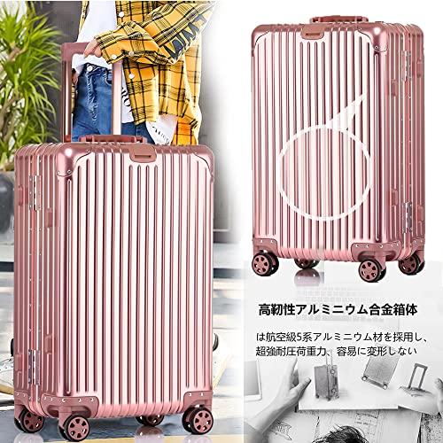 スーツケース オールアルミ合金 キャリーケース Sサイズ/1-3泊/35L/機内持込 アルミ合金ボディ TSAロック搭載 360? : 20240205-ta656lh0lcor7ui ...
