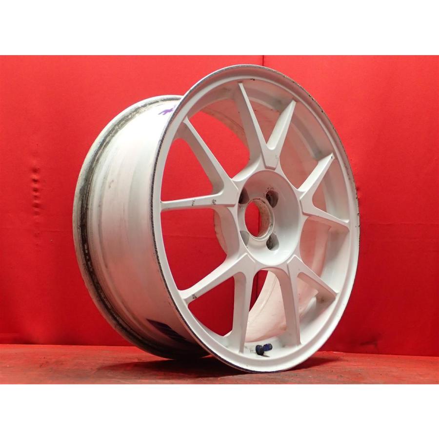 中古ホイール 単品1本 ウェッズスポーツ TC・005 WedsSport TC-005 17x7J 4/100 ヴェント ティーダ カルタス ...