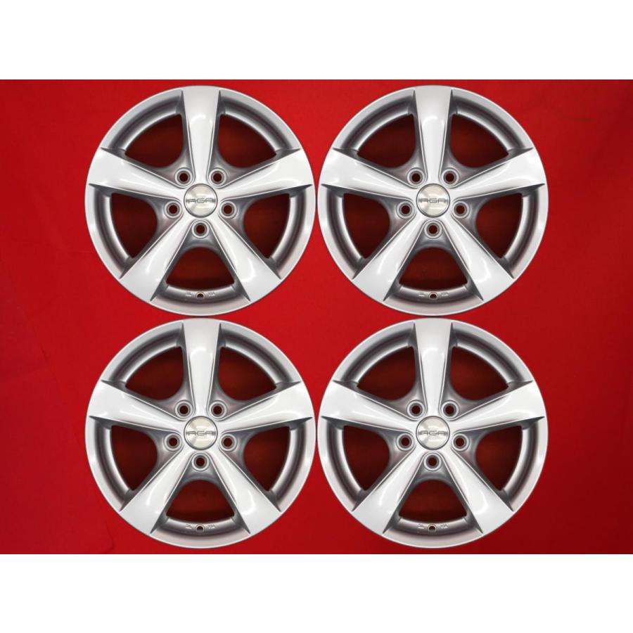 AGA エージーエー Nebel ネーベル ホイール 4本 ★5.5J-14 +40 PCD100 5穴 ハブ57 ★ フォルクスワーゲン ...