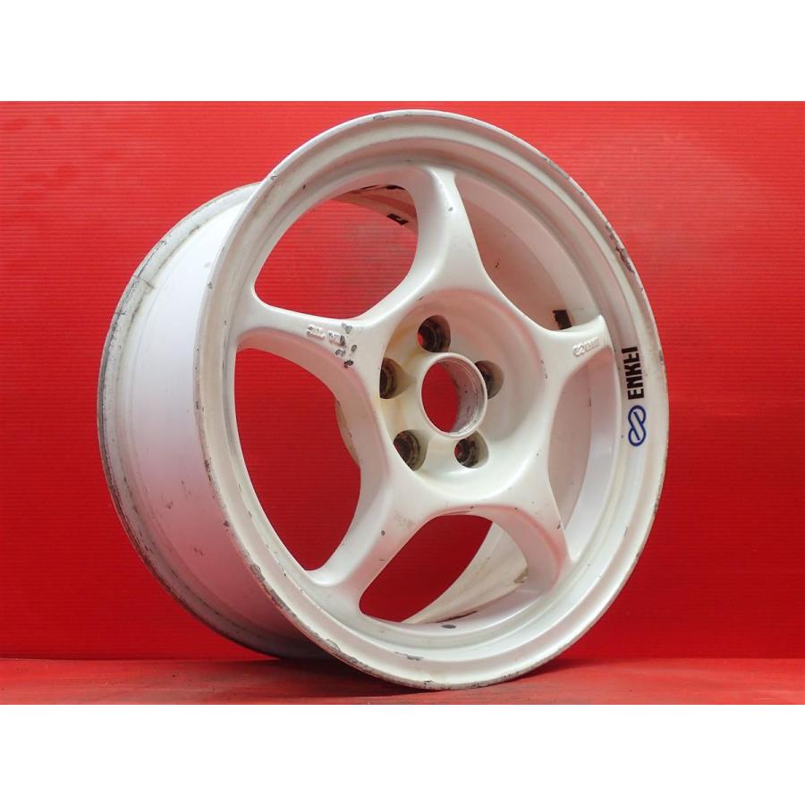 ジャンク 】 単品 社外 ホイール 1本 ENKEI エンケイ RP-01 ★ 7J-16 PCD100 5穴 +35 ハブ73 ja16 ...