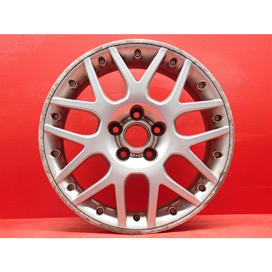 単品 純正 ホイール 1本 パサート 3B系 W8 4モーション純正 BBS RS800 ★ 7.5J-17 PCD112 5穴 +45 ハブ ...