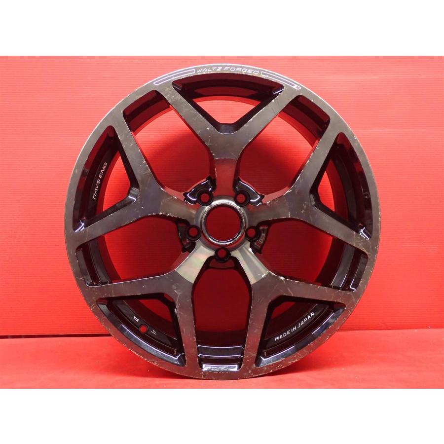 単品 社外 中古ホイール 1本 軽量 RAYS レイズ WALTZ FORGED ヴァルツフォージド SD5 8J 19インチ PCD108 5穴 +45 ハブ73 ja19 : 太平タイヤ ...